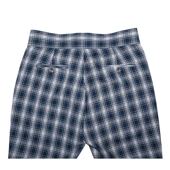 Chiragh Apparel | Pants | Mens Gurkha Pants Blue White Green Tartan ...